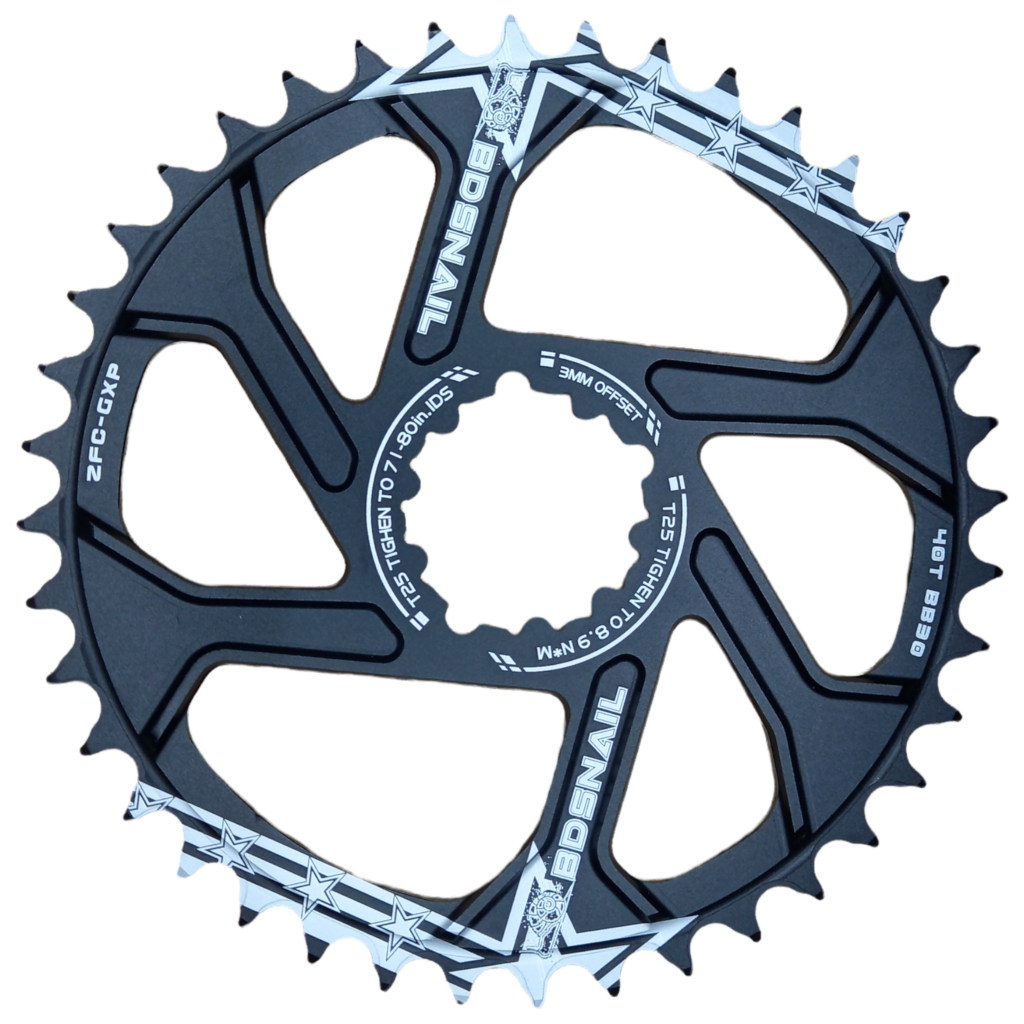 40t klinge Direct Mount, til SRAM, Sort - Cykelpusher.dk